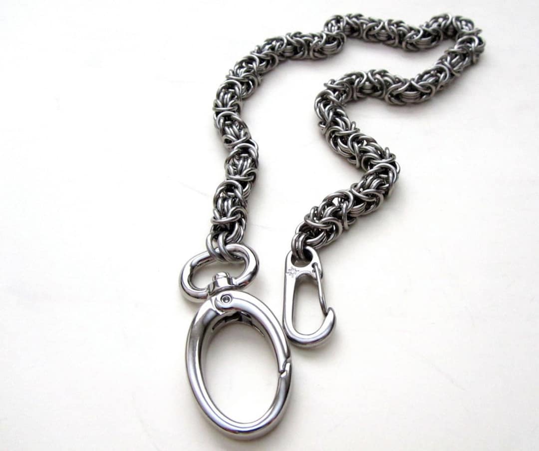 Biker Wallet Chains / Byzantine III / Oval Clip / Wallet Chains ...