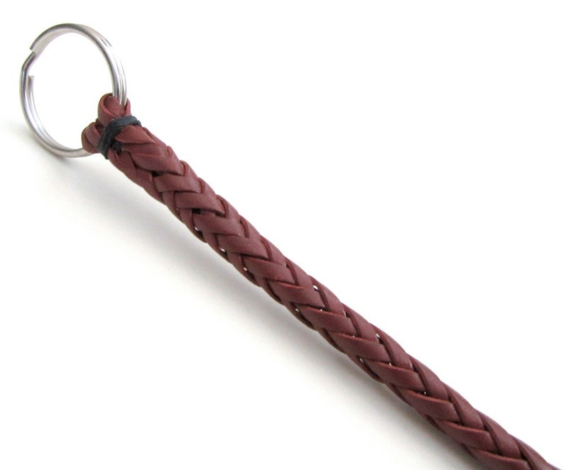 Men's Key Chain / Braided Leather Key Chain / Gift for Him - Etsy