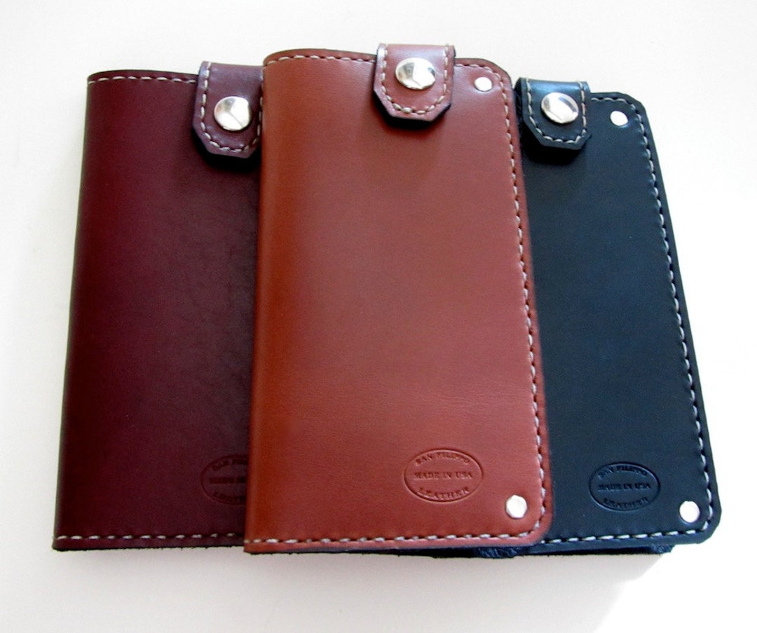 Leather Wallet / Men's Long Wallet / Full Size Leather Wallet / Various ...