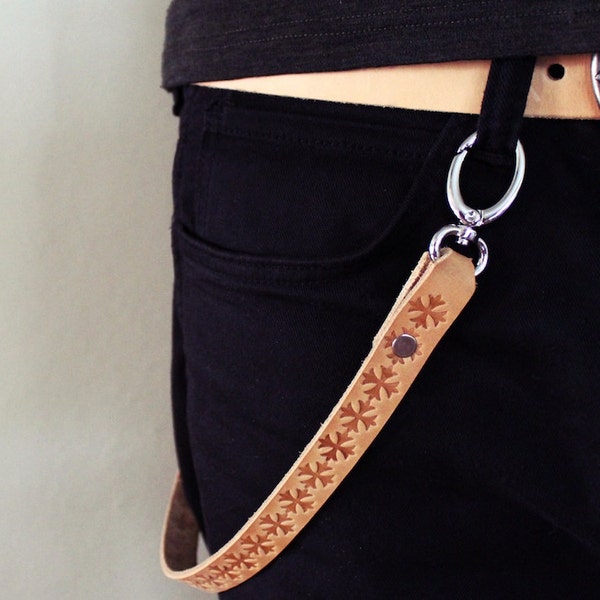 Leather Wallet Chain - Etsy