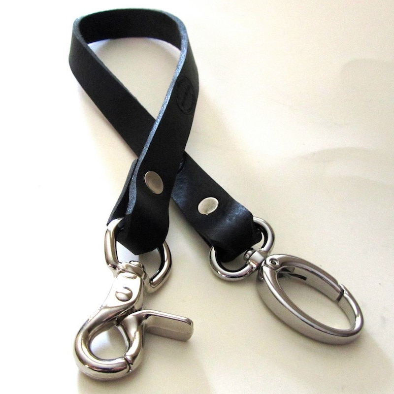 Leather Wallet Chain - Etsy