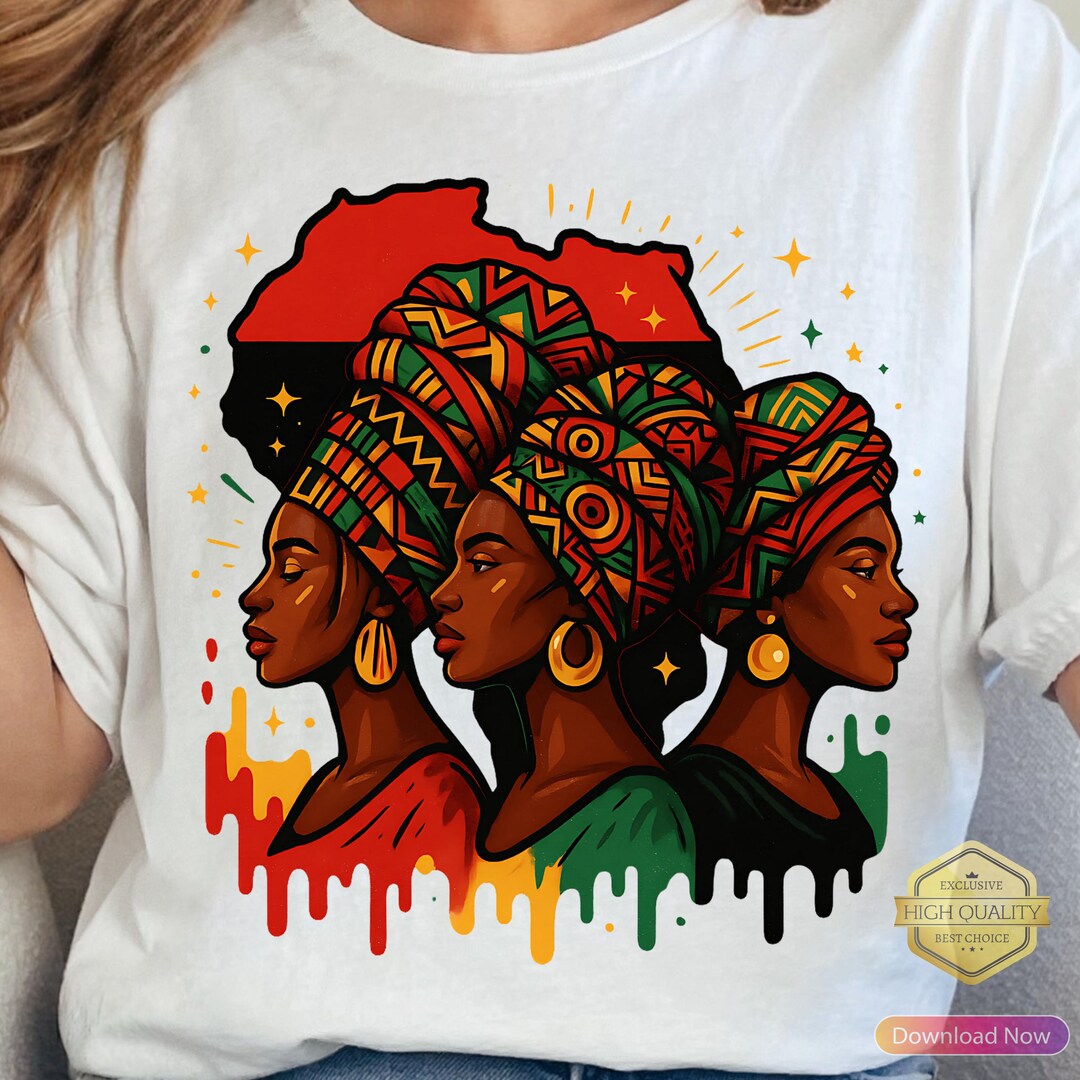 Juneteenth PNG, Black Woman African Map PNG Black Queen Png, African ...