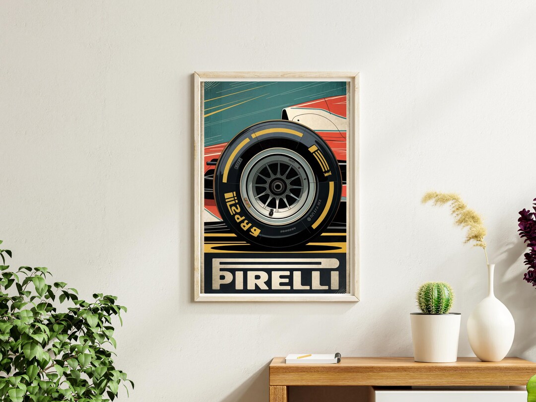 Formula 1 Car Wheels Poster 2025, High Quality Print F1 Wall Art Gift ...