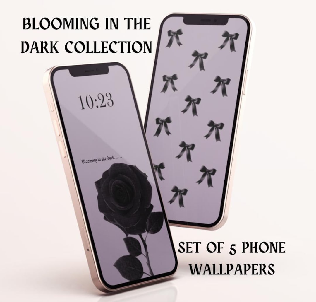 Dark Academia Floral Wallpaper - Gothic Aesthetic, Lily Flower, Rose ...