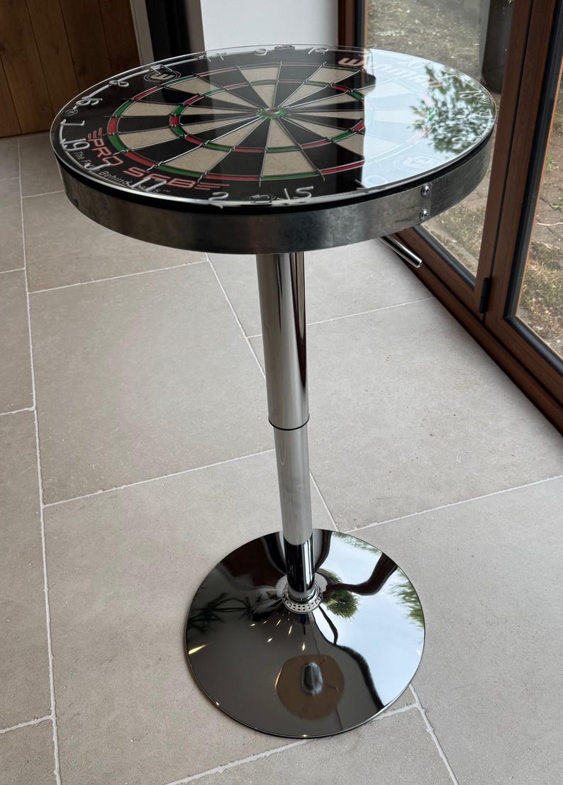 Luke Littler Dartboard Bar Table - Target the Nuke - Adjustable - Etsy