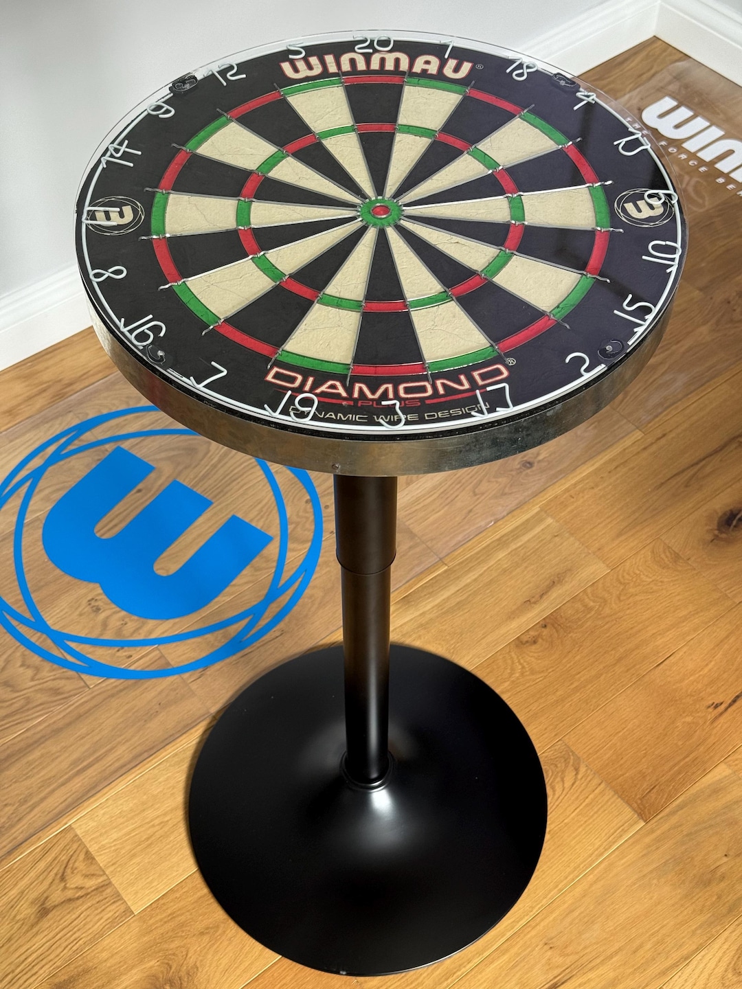 Dartboard Oche Table Adjustable - Winmau Black - Etsy
