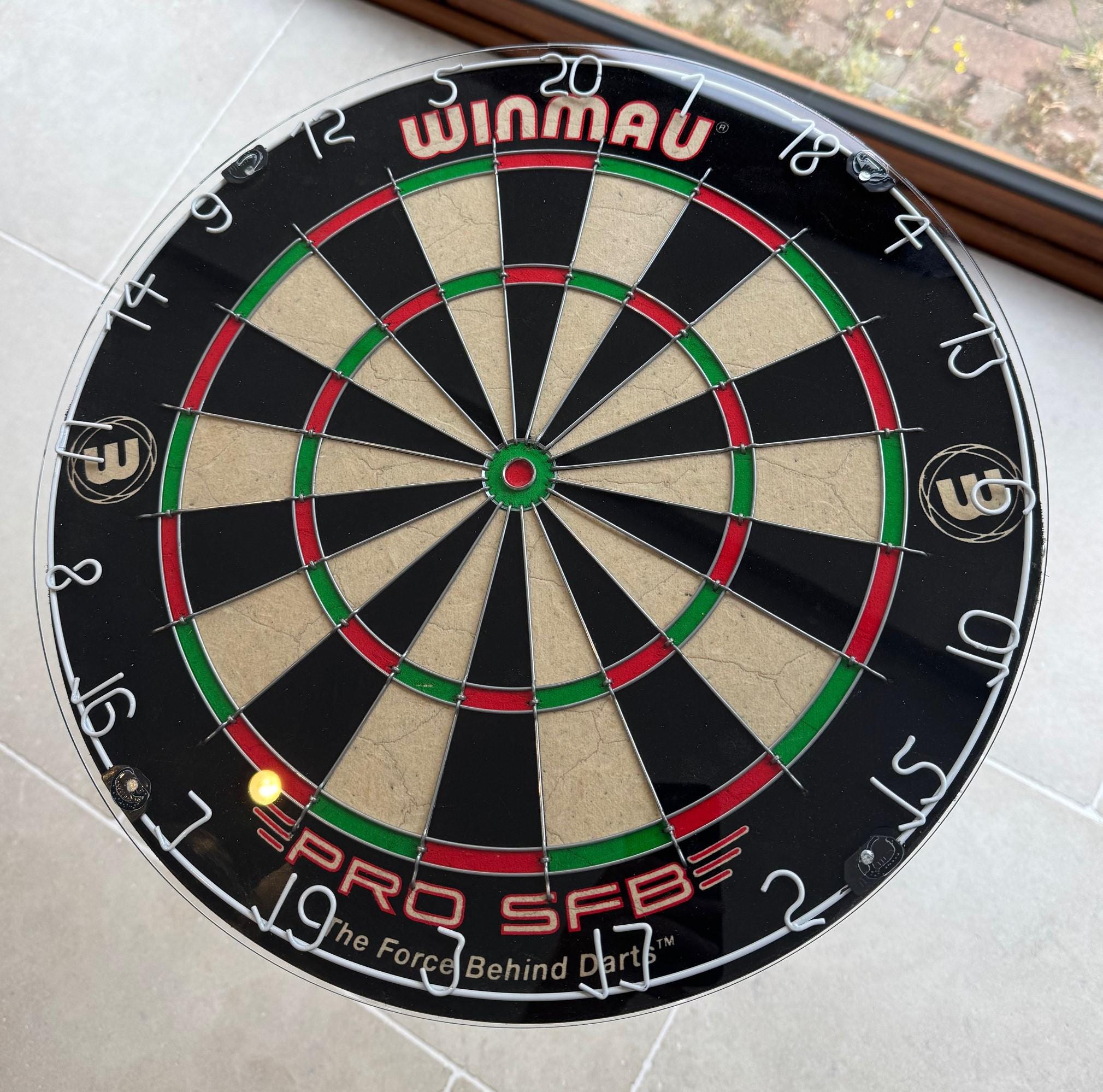 Dartboard Oche Table Adjustable- Winmau Silver - Etsy UK