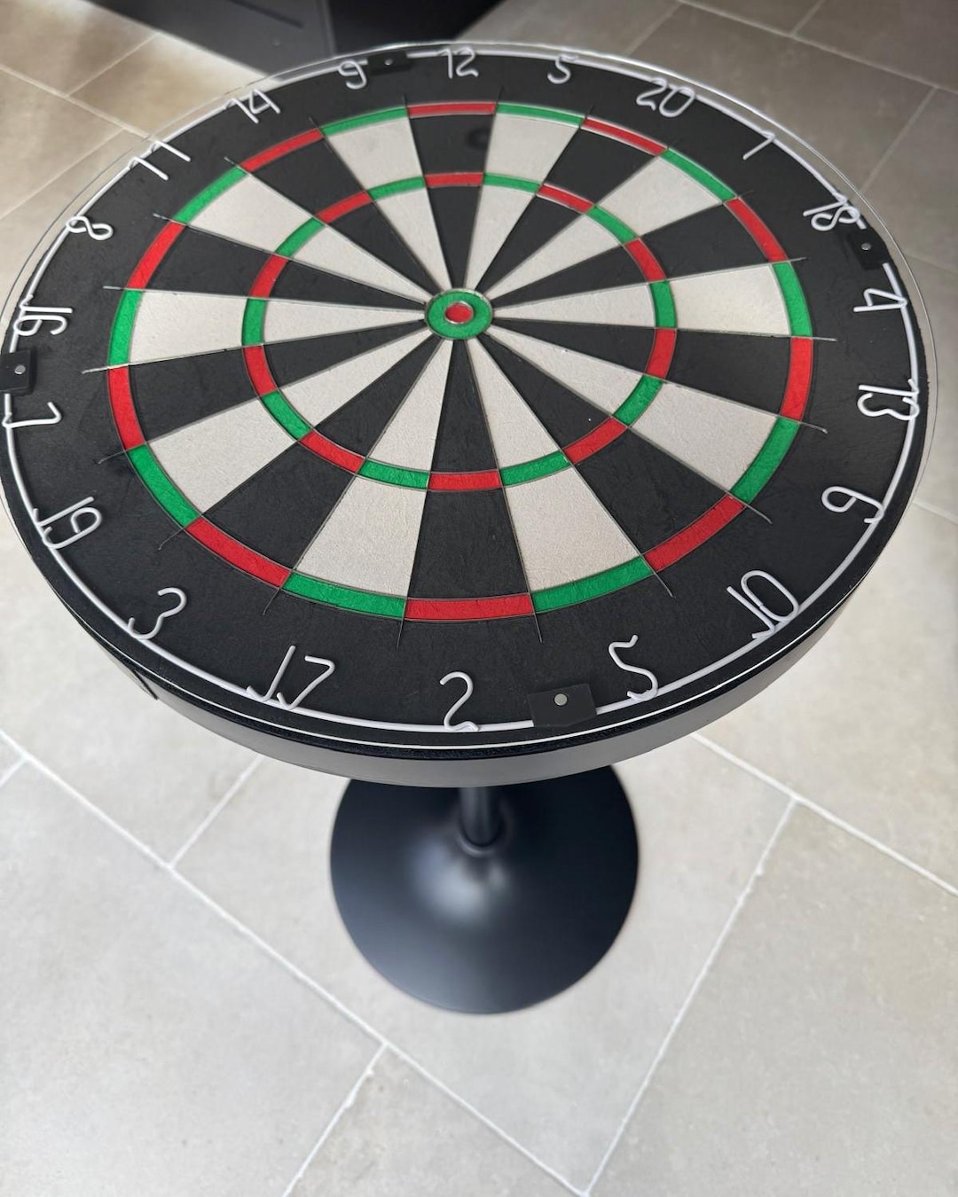 Dartboard Oche Table - Adjustable - Black - Etsy
