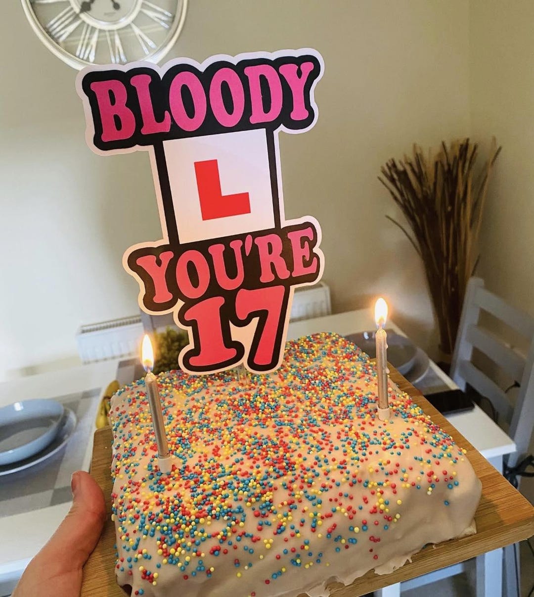 17th Birthday Cake Topper: Learner Driver Theme - Etsy