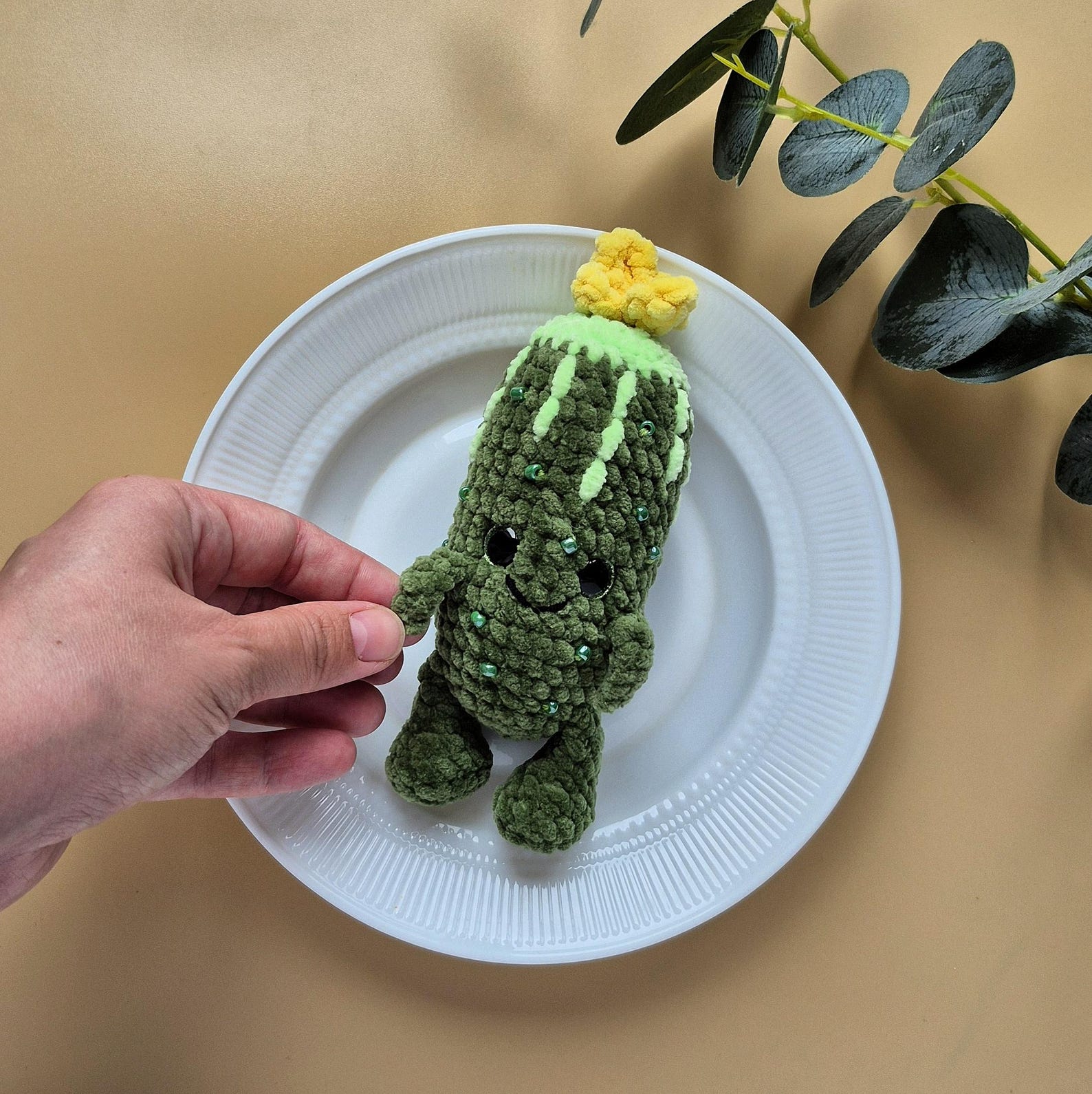 Cucumber Crochet Plant Amigurumi Pattern - Etsy
