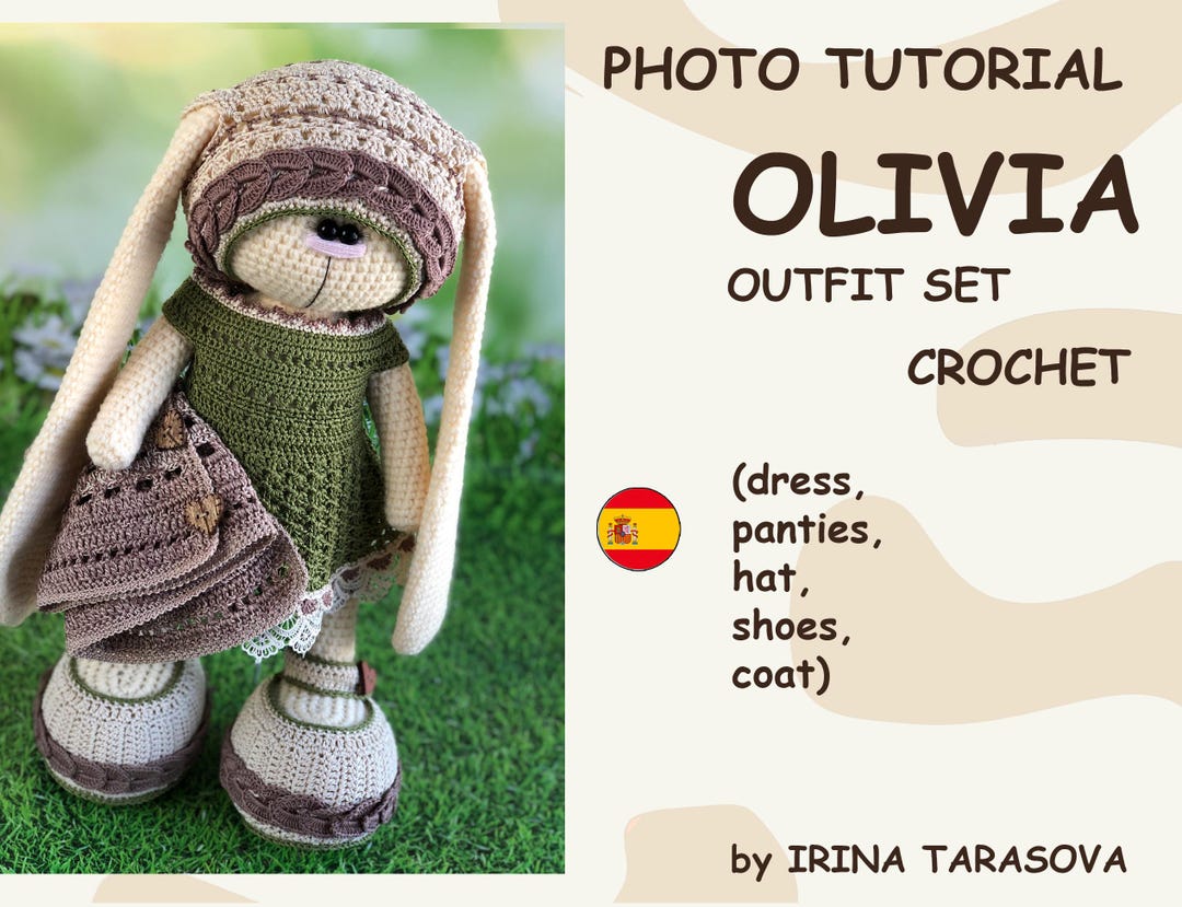 Amigurumi Crochet Tilda Bunny Pattern and OLIVIA Clothes Pattern in ...