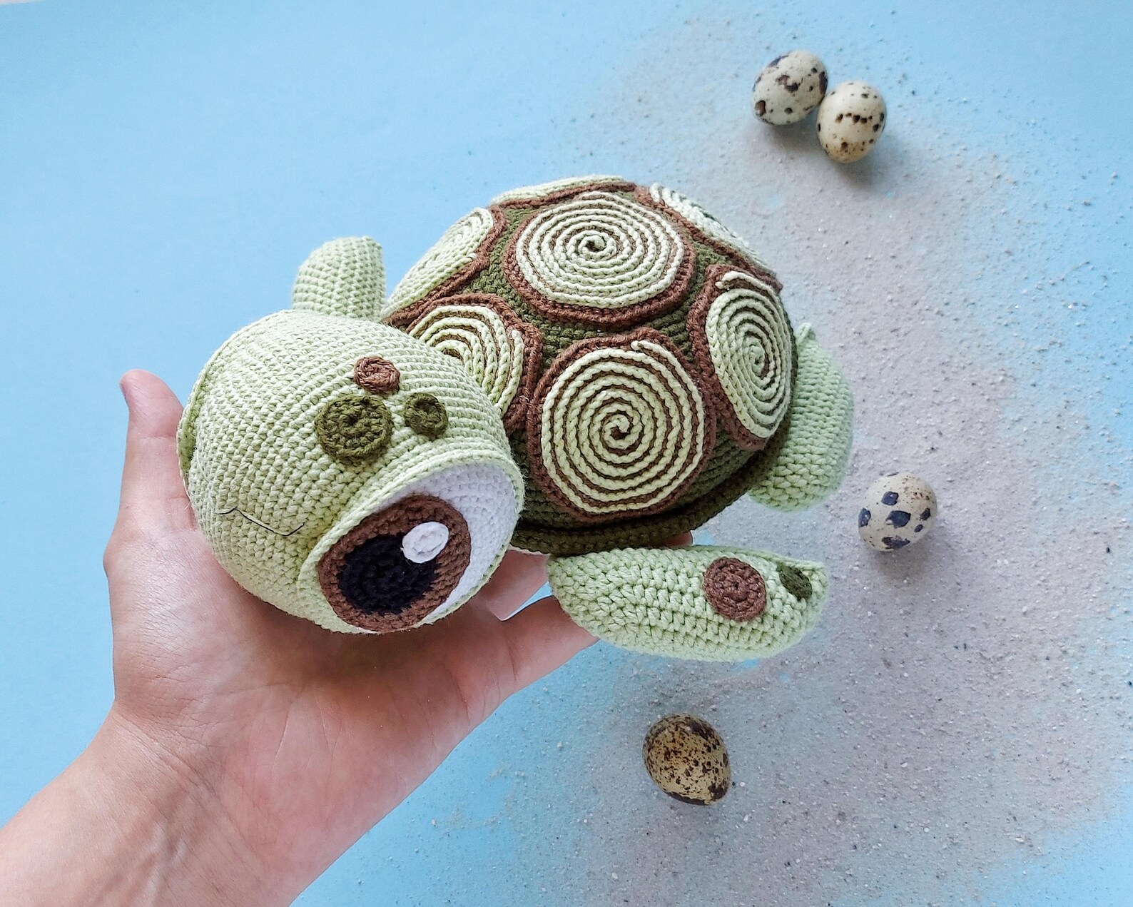 Crochet Turtle Plush. Amigurumi Turtle Pattern and Baby Turtle Pattern ...