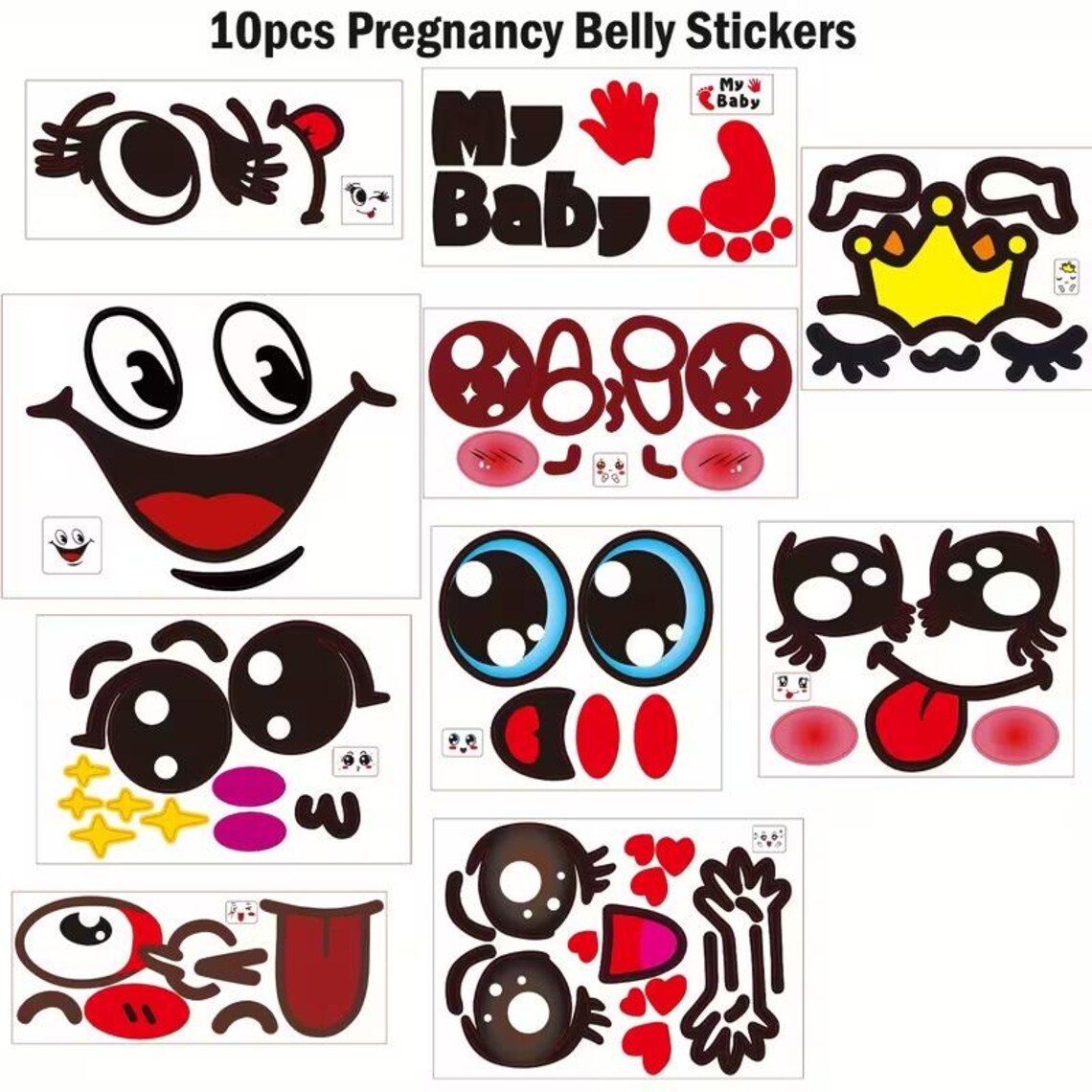Pregnancy Belly Stickers - Etsy