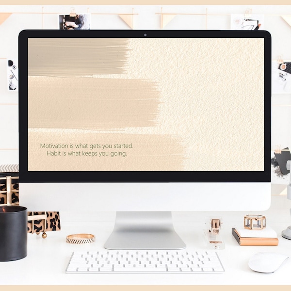 Boho Inspirational Desktop Wallpaper - Etsy