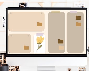 Inspirational Quotes Desktop Organizer | Boho Pink Digital Wallpapers ...