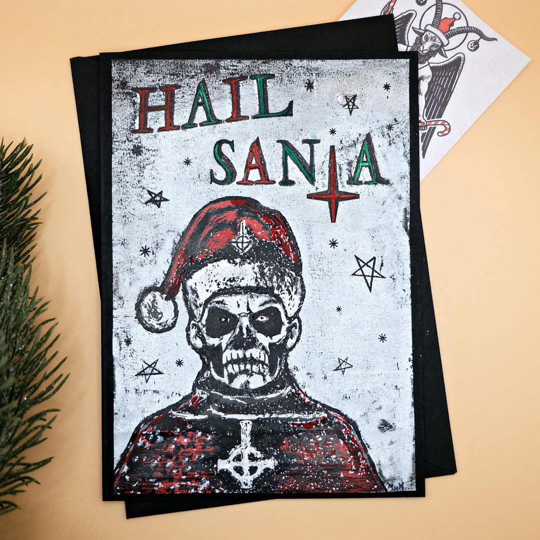 Ghost Band Fan Art | Fan Christmas Card | Papa Emeritus II Secondo ...