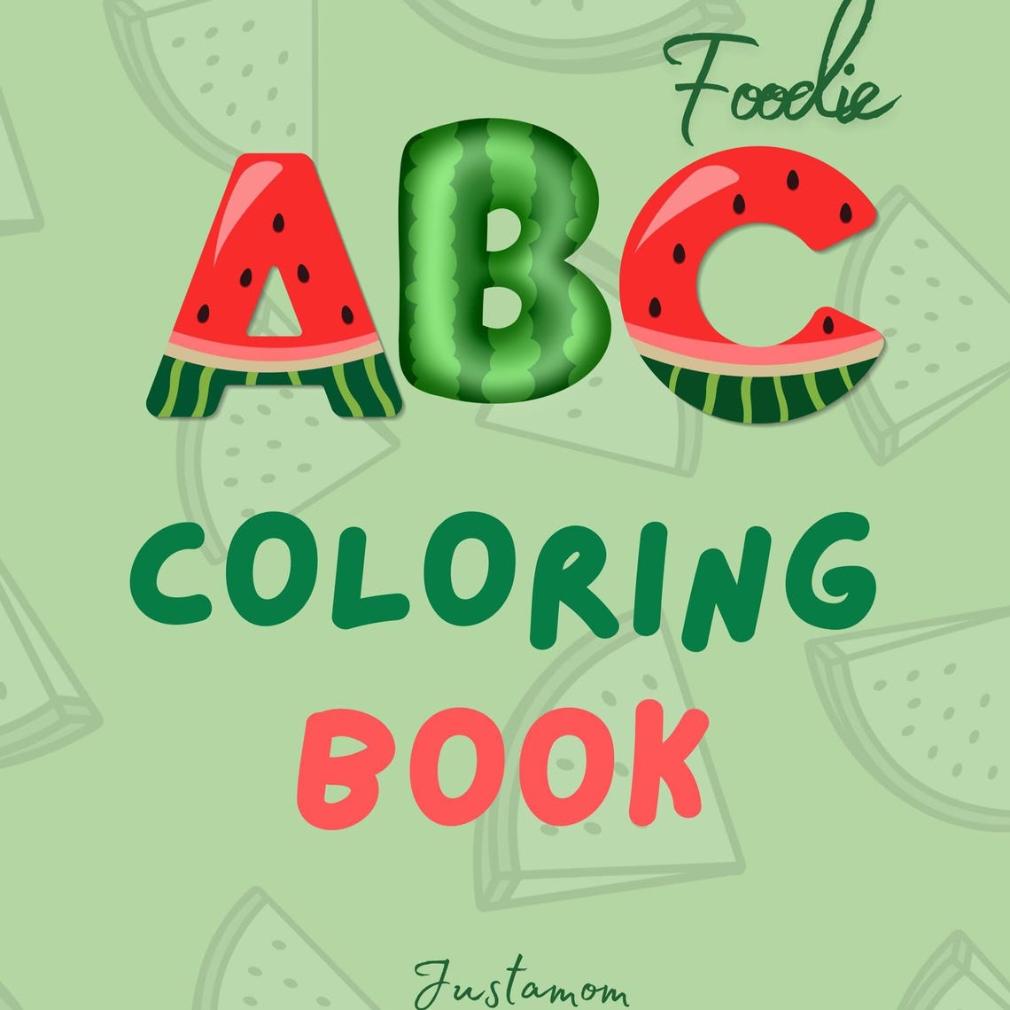 Foodie Alphabet Coloring Book: 80 Pages, Kids ABC (digital Download) - Etsy