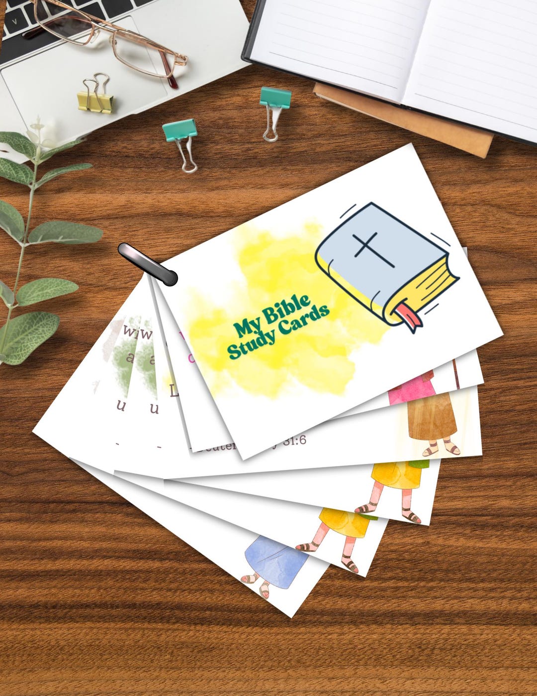 25 Bible Memory Verse Cards for Kids With Memory Tracker - Christian ...