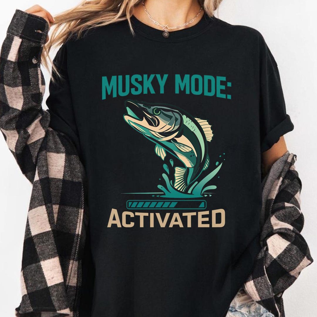 Muskie Addict Png | Funny Muskie Fishing Sublimation Design ...