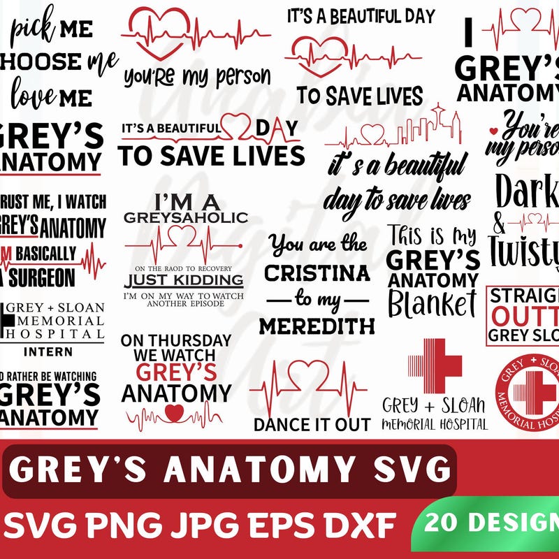 Greys Anatomy Quote Wall - Etsy