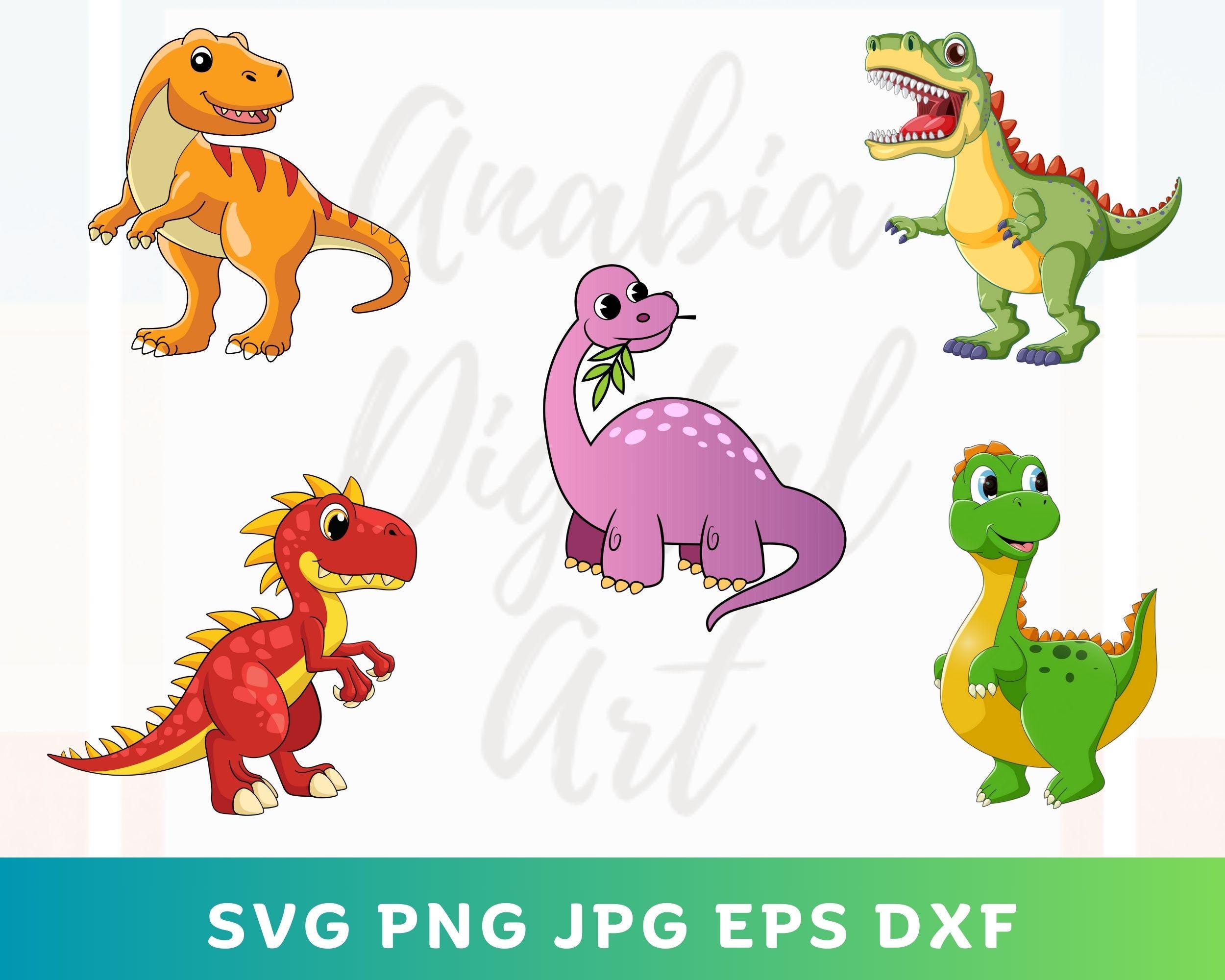 Dinosaurs Svg Bundle, Cute Dinosaurs Svg, Kids Dinosaur Svg, Dino Svg ...