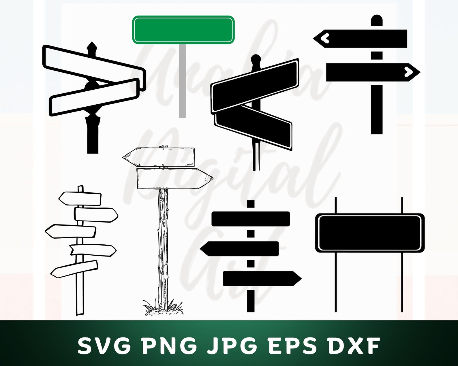 Street Sign Svg, Street Name Sign Svg, Destination Sign Svg, Street ...