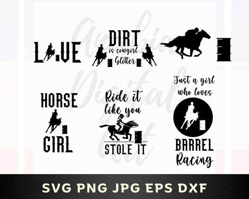 Barrel Racing Svg, Barrel Racing Svg Bundle, Barrel Race Svg, Barrel ...