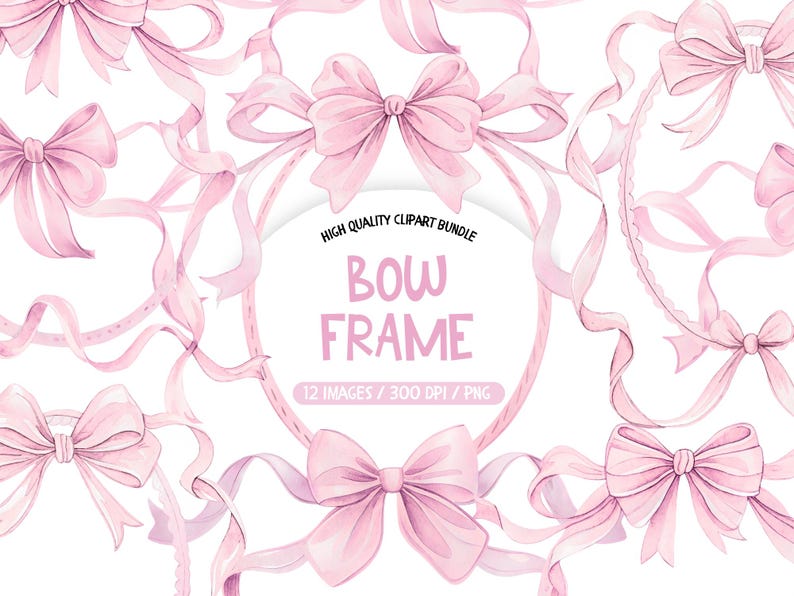 Marco de lazo coqueto (Png), lazos dibujados a mano, marco de lazo de ...
