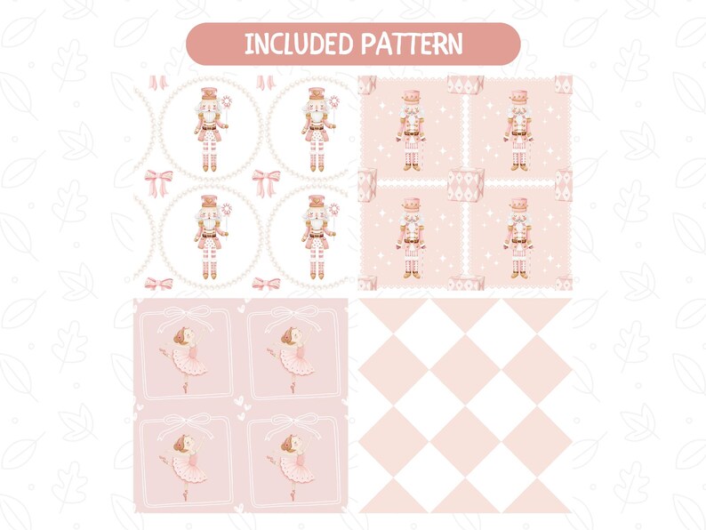 Pink Nutcracker Clipart, Pastel Christmas Ballerina PNG, Cute ...