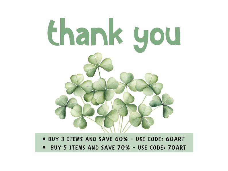 Watercolor Shamrock Clipart Bundle: St Patricks Day Clover, Borders ...