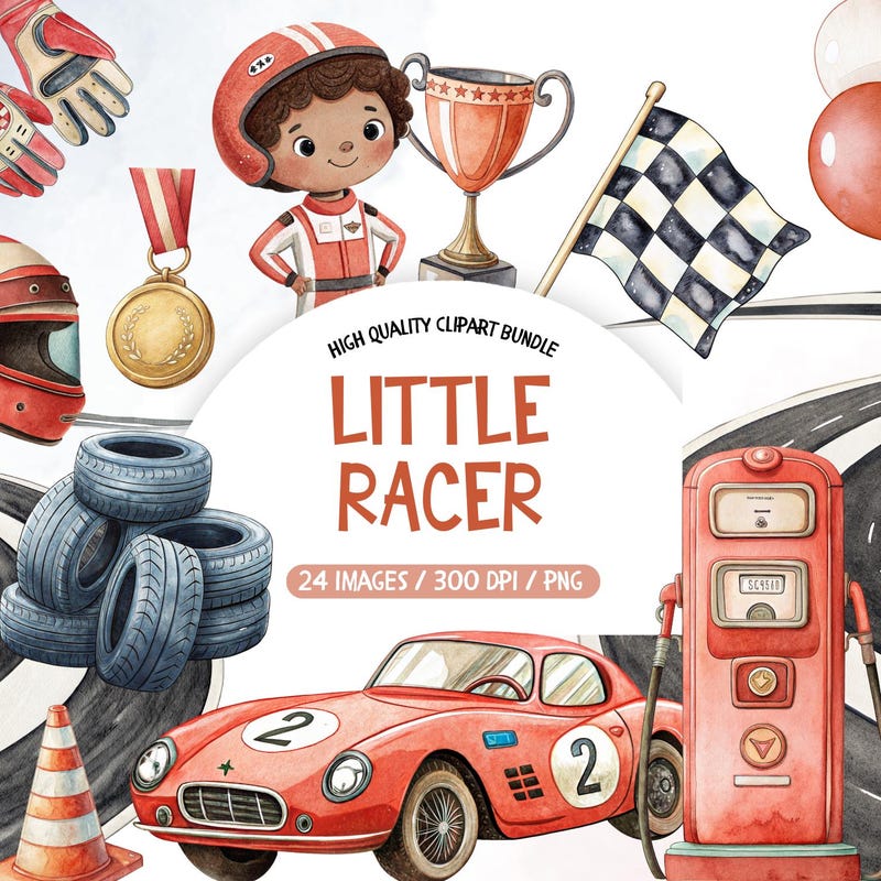 Racing Watercolor Vector - Etsy