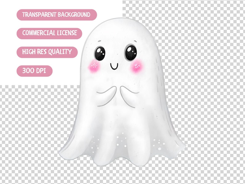 Cute Halloween Clipart, Kawaii Witches PNG Bundle, Pink Pastel Witchy ...