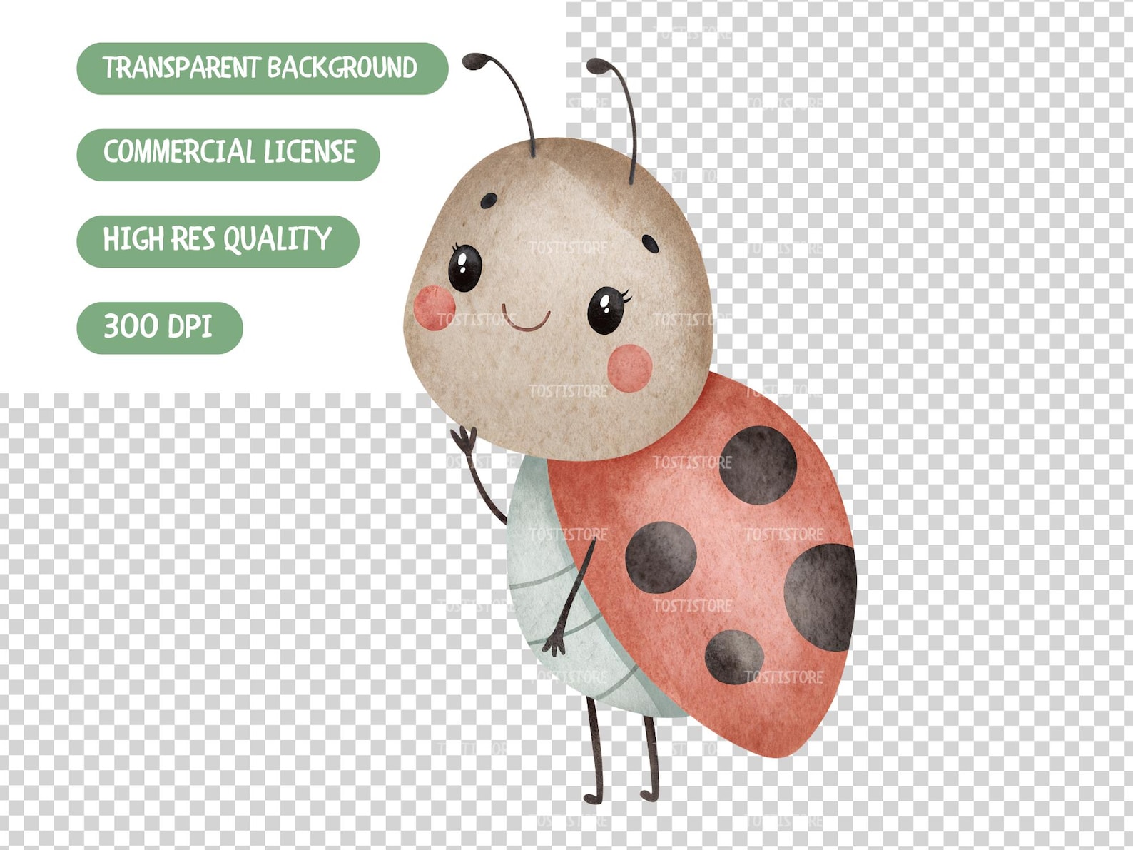 Cute Little Love Bugs Clipart, Insects Clipart, Spring Clip Art Bundle ...