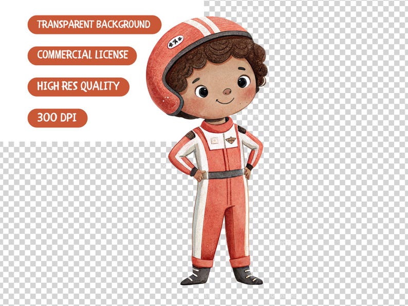 Race Car Clipart, Watercolor Little Racer Clipart, Red Racing Cars PNG ...