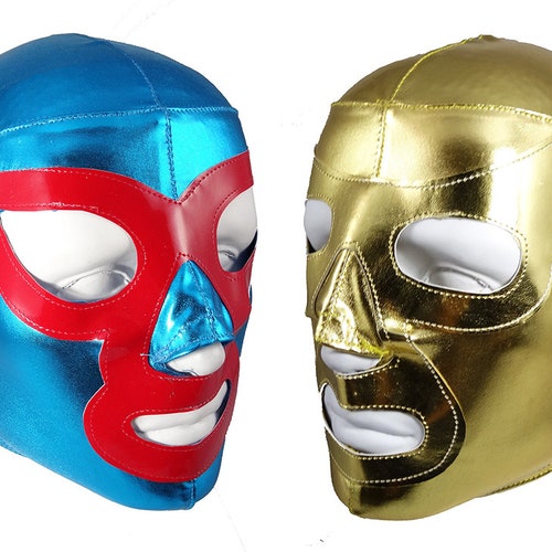 2 Pack Nacho Libre/ramses Adult Lucha Libre Wrestling Mask - Etsy