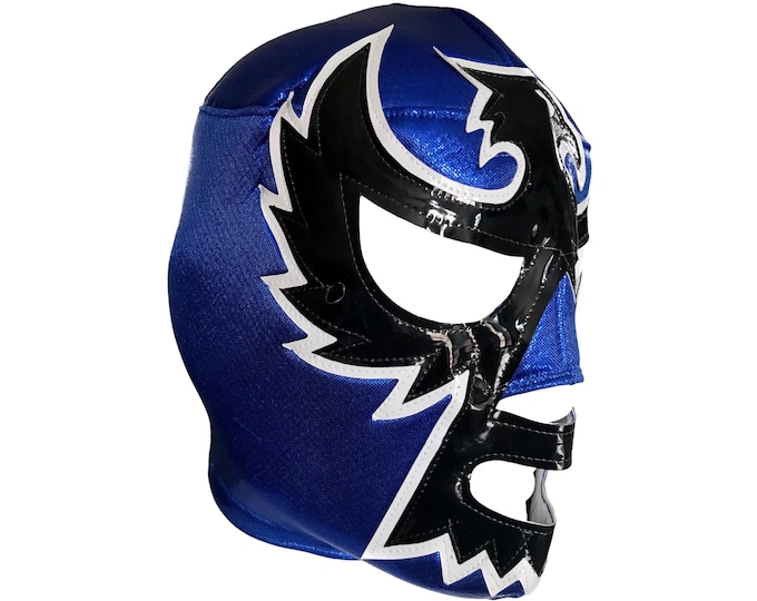 BLACK HAWK Lucha Libre Wrestling Mask adult Size Brand New BLUE - Etsy