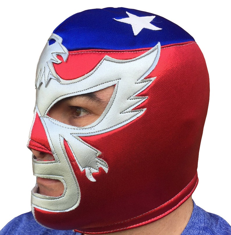 THE PATRIOT Lucha Libre Wrestling Mask adult Size Brand | Etsy