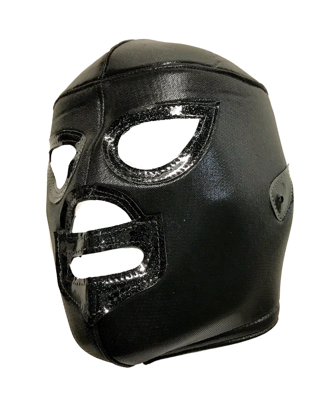 BLACK SHADOW Lucha Libre Wrestling Mask - (adult Size) Brand New Black ...