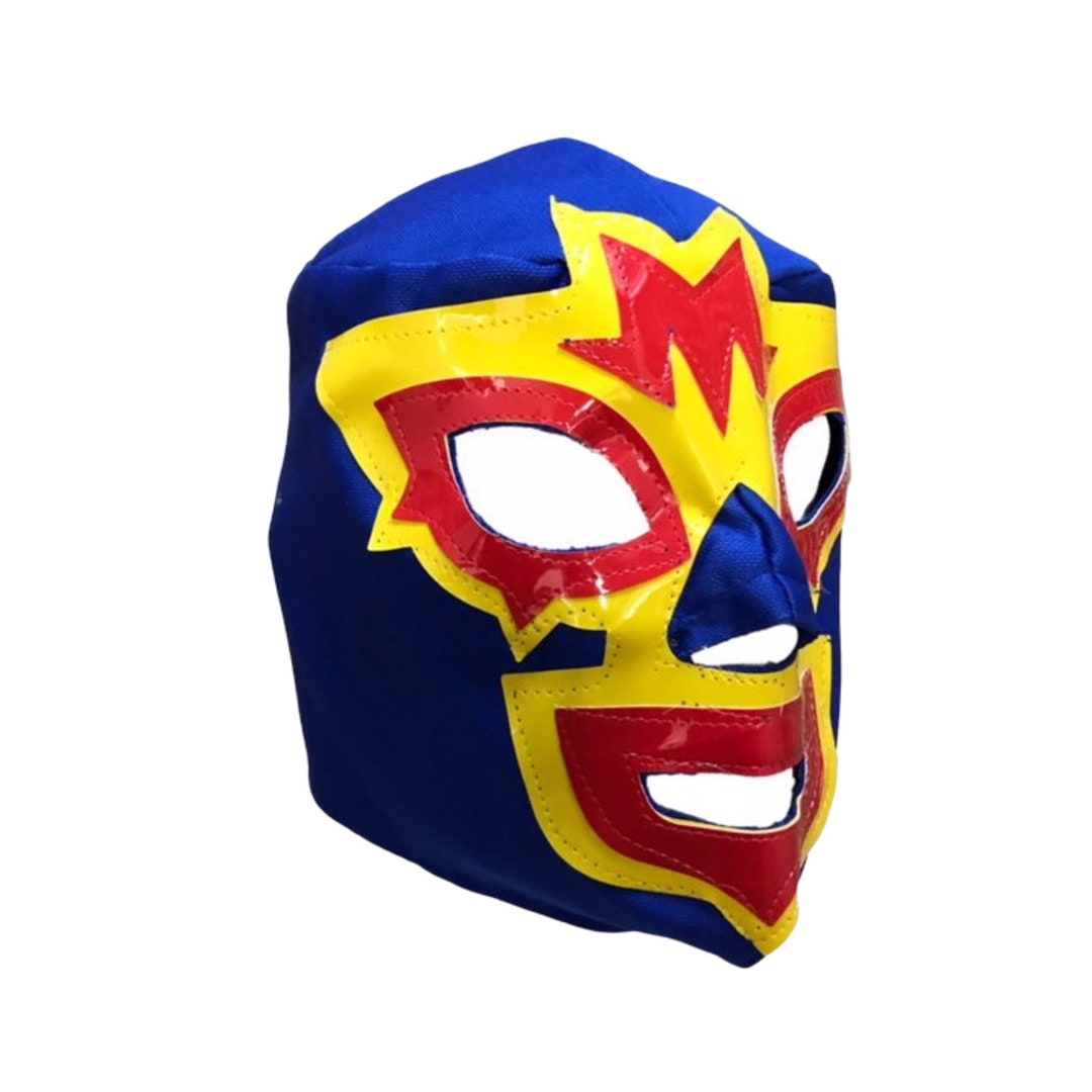 Mask Maniac Adult Lucha Libre Wrestling Mask - Blue/yellow/red - Etsy