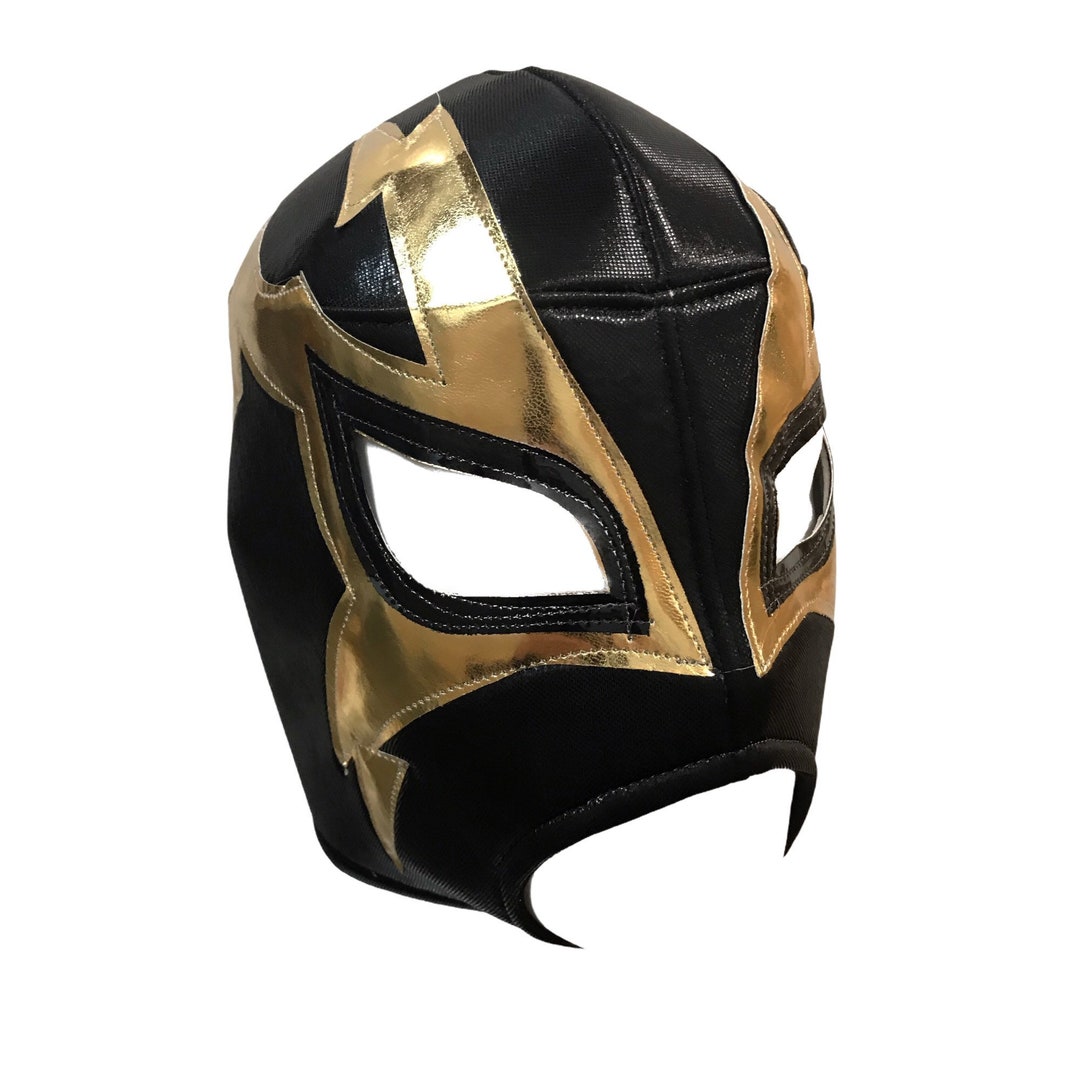 SHOCKER Lucha Libre Mexican Costume Wrestling Mask - (adult Size) Black ...