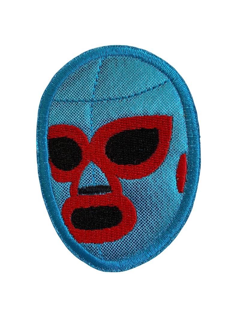 LUCHA LIBRE Iron on Embroidered Print Patches (multiple Luchador Variations) 3.5" - Etsy