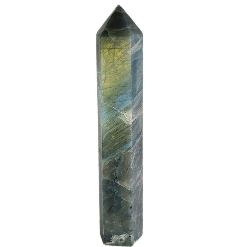 Labradorite Tower With Intense Gold Blue Orange Flash • Six-sided ...