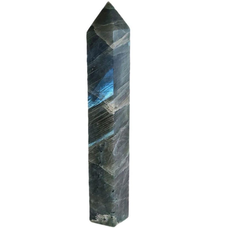 Labradorite Tower With Intense Gold Blue Orange Flash • Six-sided ...