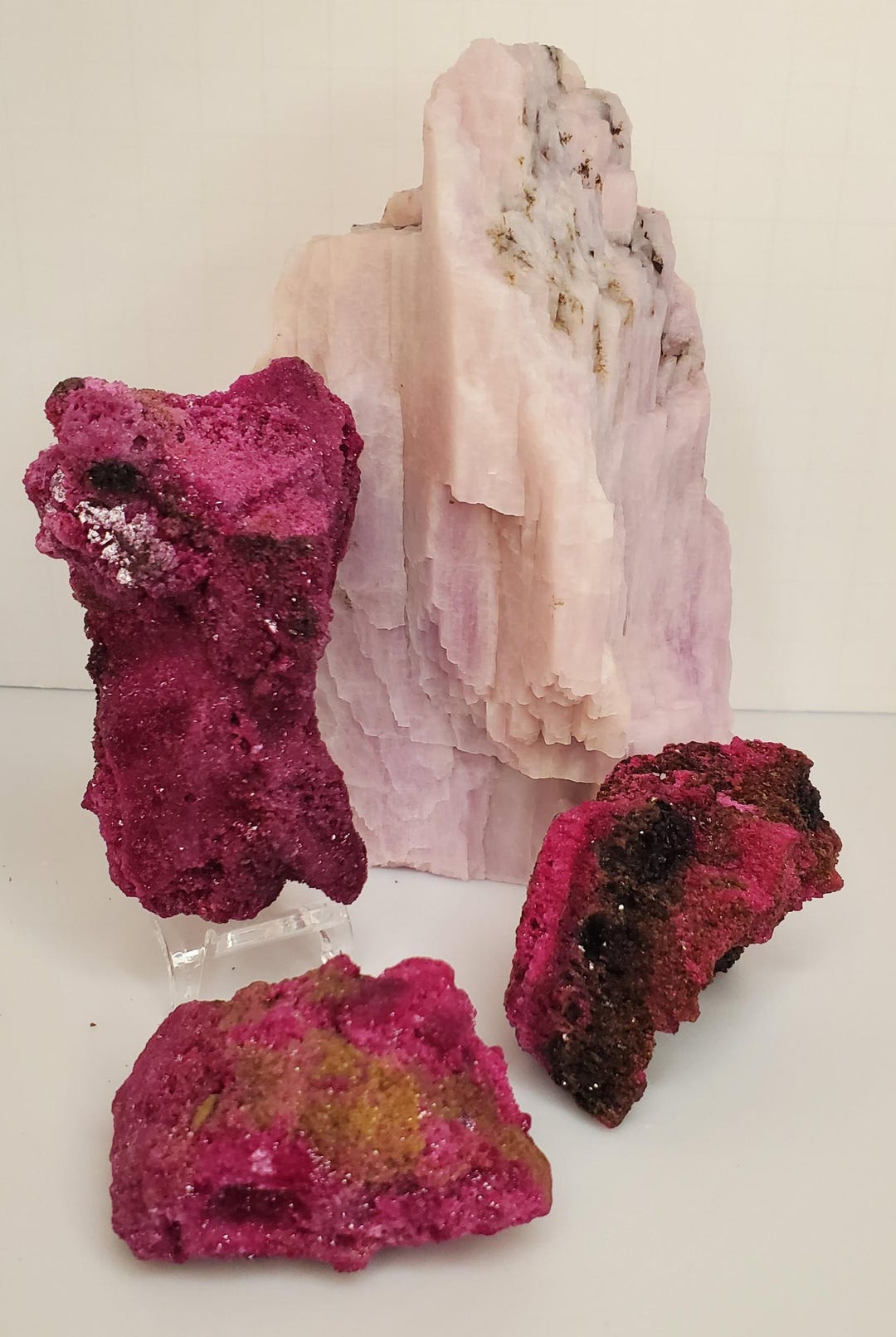 Three Ruby Sisters • Natural Raw Ruby Crystal Trio • Tanzania • 326 G ...