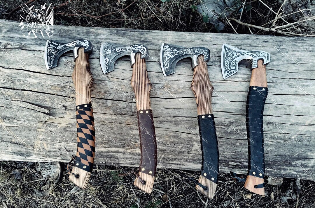 Grooms Friend Set of Axes VIKING AXE Perfect Gift for Wedding Birthday ...