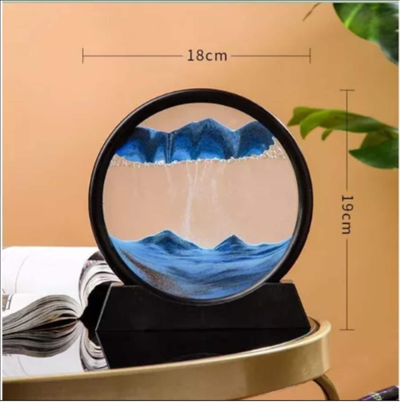 3D Moving Sand Art – Mesmerizing Desk Decor, Unique Artistic Gift ...