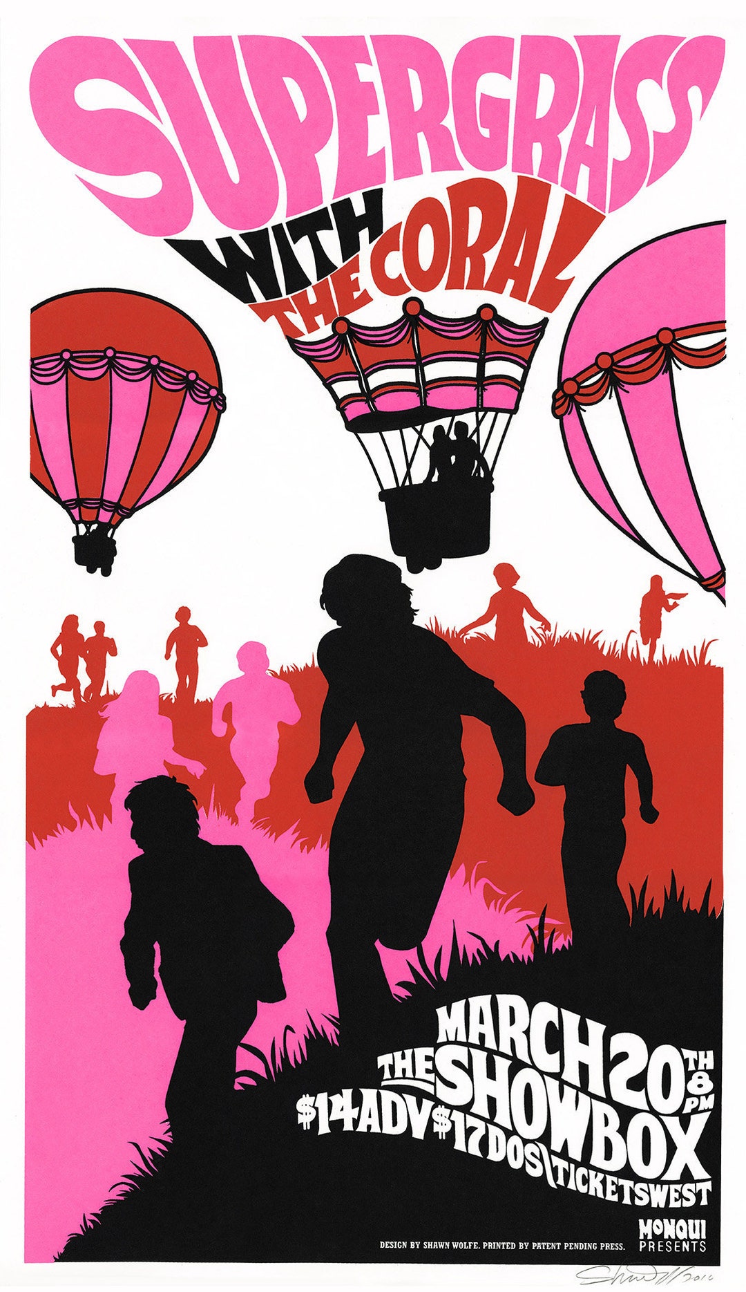 Supergrass Poster by Shawn Wolfe ***RARE*** - Etsy