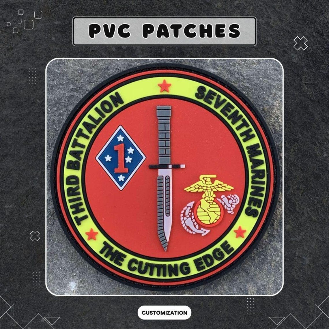 Custom PVC Patches: 2D/3D Logo, Velcro or Sew-on Backing - Etsy