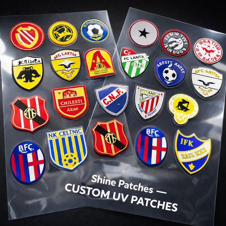 Custom 3D UV Printed Patches | Personalized UV Badge | Sports Emblem ...