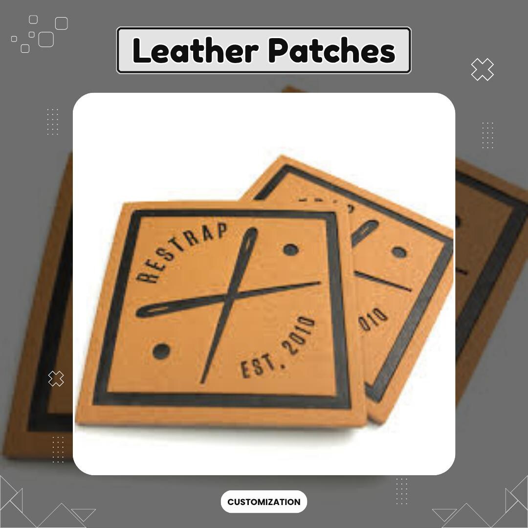 Custom Leather Patches: Engraved or Embossed Logo, Hats, Jackets, Bags ...